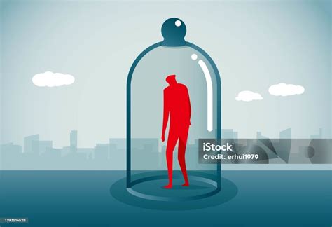 Trapped Person Stock Illustration Download Image Now Abstract