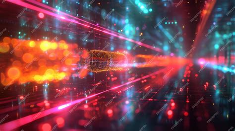 Premium Ai Image Quantum Computing In A Realistic Interpretation Background Image