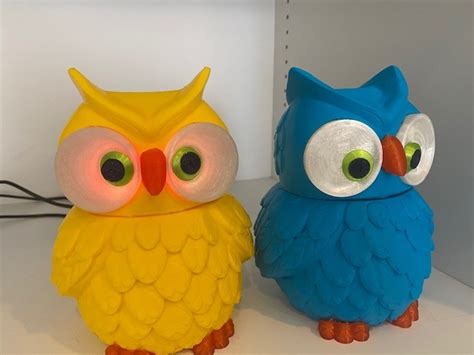 Multi Coloured Owl Lights For Neopixel Lights By Micah Download Free