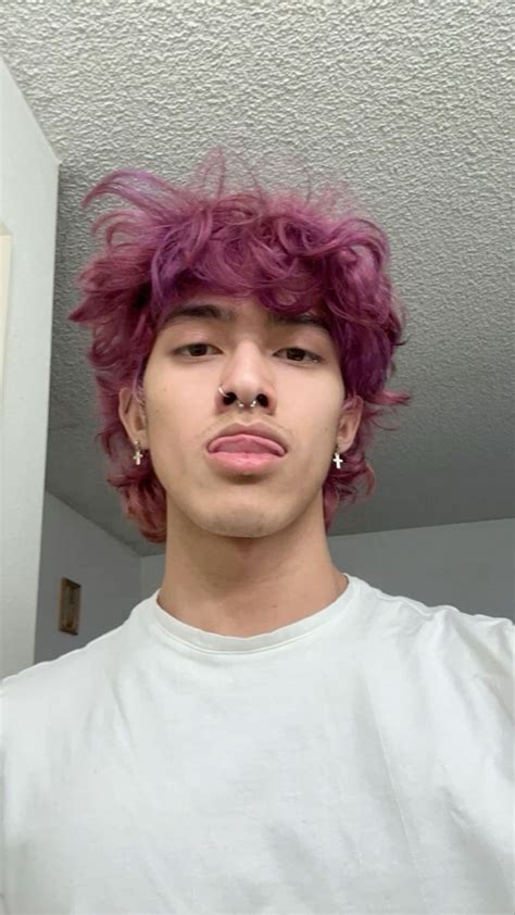 Ghost Roots Dark Red Men Dark Purple Hair On Men Shaved And Dyed