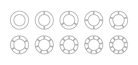 Premium Vector Outline Circle Section Template Circular Structure