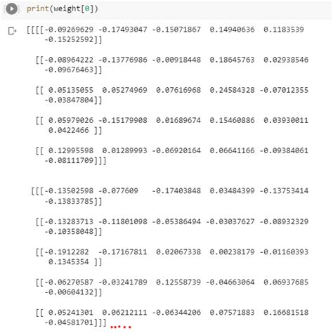 Tensorflow How To Understand Shape Of Weights Returned By Layerget