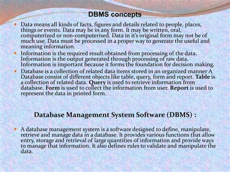 Database Concepts Using Libre Office Base Pptx