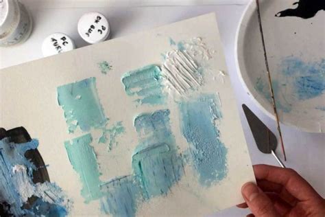 Easy Structure Paste Techniques Kore Sage Mixed Media Artist