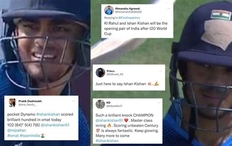 Finally A Hundred For Him Fans React As Ishan Kishan Slams Unbeaten