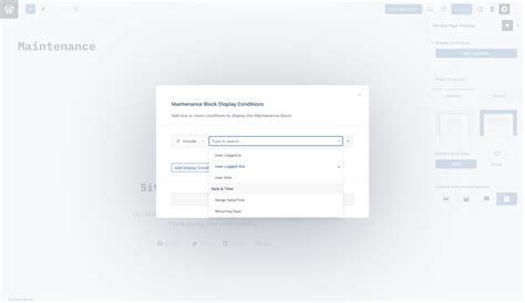 Content Blocks Maintenance Mode Blocksy