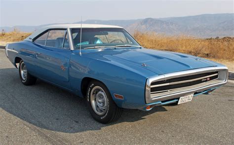 1970 Dodge Charger With Blower Blue