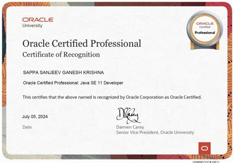 Sappa Sanjeev Ganesh Krishna On Linkedin Javadeveloper