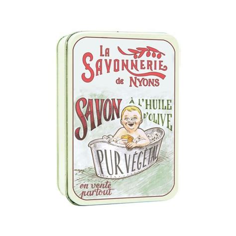 La Savonnerie de Nyons - Metallbox mit Seife - Babywanne 275 g - Shop ...