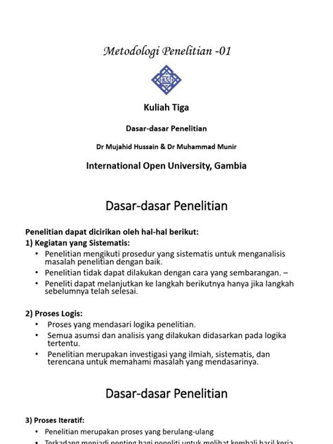 Brmt701 Ppt Lecture 3 Pdf