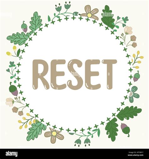 Handwriting Text Reset Business Approach Cause Device Return To Its Factory Mode Set Again Zero