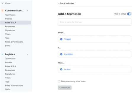 shared inbox rules how to set them up successfully