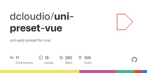 uni preset vue readme md at master · dcloudio uni preset vue · github