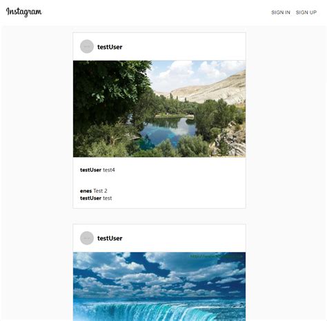 GitHub enesinan Instagram Clone İnstagram Clone You can sign in sign up upload image make