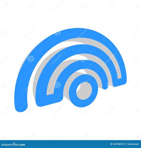 Symbool Voor Draadloos Draadloos Draadloos Signaal Internet Wifi Vormpictogram Vector