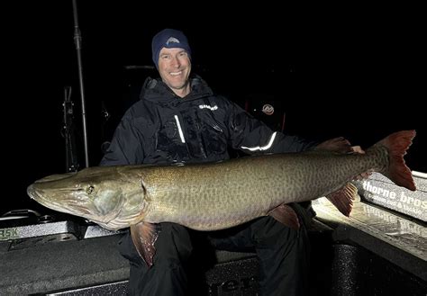 Weston Lands World Record Breaking Muskie On Mille Lacs Lake Coastal