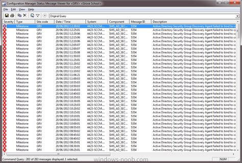 Sccm Ad Security Group Discovery Errors Configuration Manager 2012