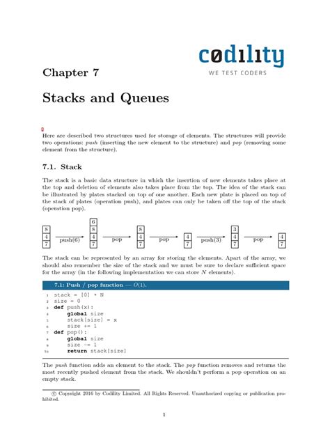stacks and queues 7 1 stack pdf queue abstract data type