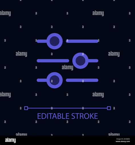 Filters Button Pixel Perfect Glassmorphism Ui Icon For Dark Theme Stock Vector Image And Art Alamy