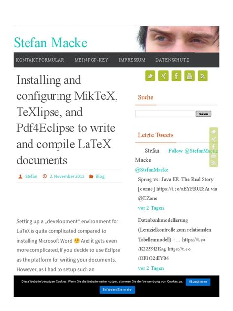 Installing And Configuring Miktex Texlipse And Pdf4eclipse To Write