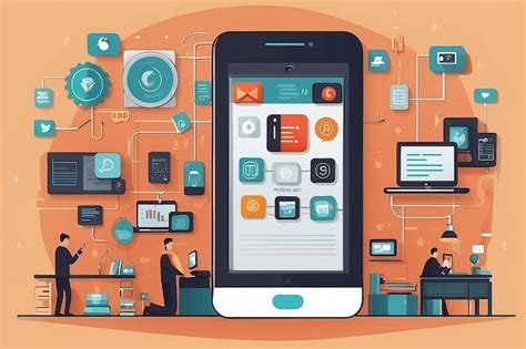 Premium Photo Business Team Working For Mobile Application Development And Design Process Concept