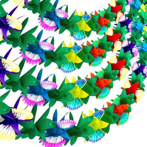 Futureplusx 4pcs Tropical Garland Party Decorations 98ft