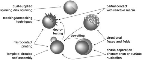 Schematic Representation Of The Synthetic Routes Yielding Janus Particles Download Scientific