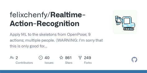 Issues Felixchenfy Realtime Action Recognition GitHub