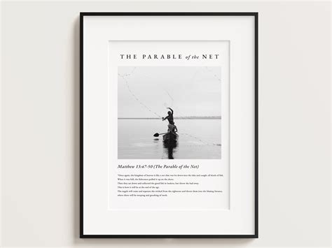The Parable Of The Net Matthew 13 Fishing Modern Scripture Bible