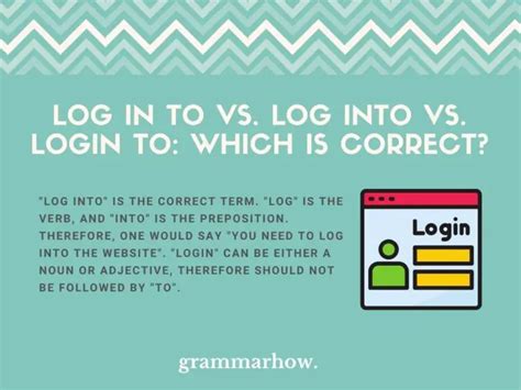 Log In To Vs Log Into Vs Login To Heres The Correct Version