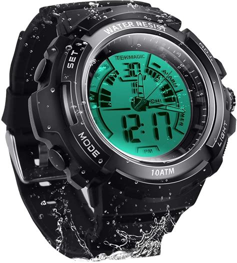 Montre De Plongée 10 Atm Numérique Submersible 100 M Résistante à L