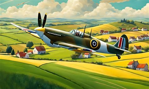 A Spitfire Plane Is Flying By Schnueffelchen On Deviantart