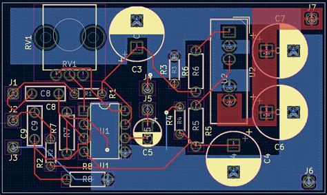 making a pcb for a microphone pre amp any glaring mistakes or