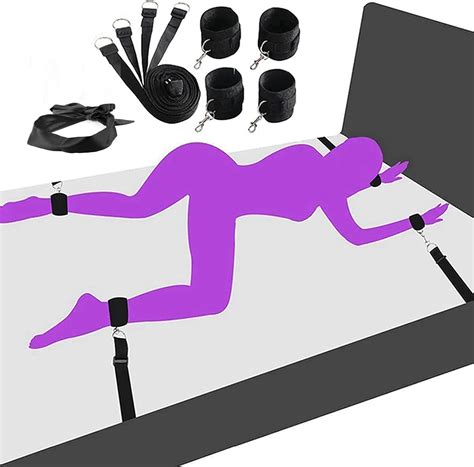 Sex Restraining Bondage Bdsm Kit Sex Toys Handcuffs Sex Bed Adult Set