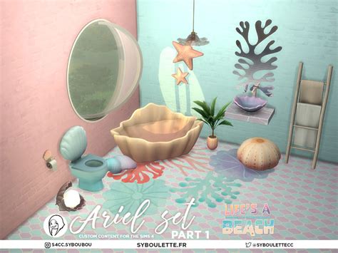 The Sims Resource Ariel Seashell Sink