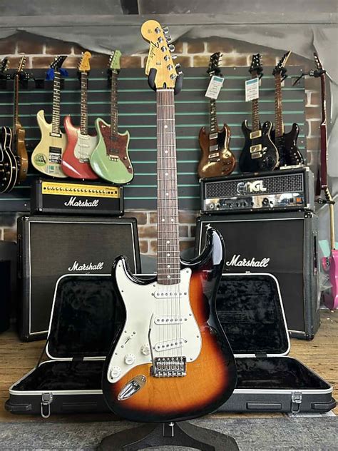 Fender Standard Stratocaster Brown Sunburst 2016 Left Handed Reverb