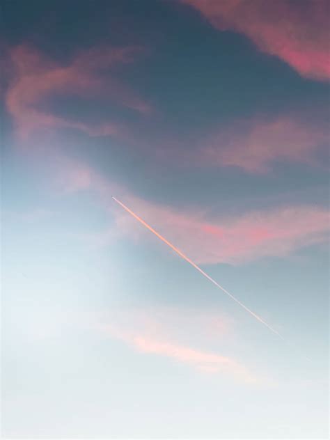 Download Pastel Orange Aesthetic Clouds Wallpaper Wallpapers Com