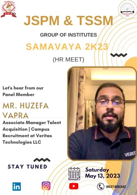 Jspms Rajarshi Shahu College Of Engineering On Linkedin Hrmeet2k23