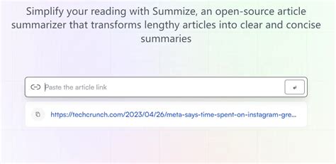 A Web App To Summize Articles Using Gpt 4 Article Summarizer