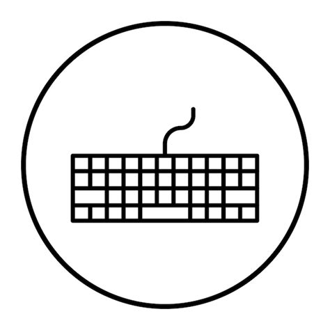 Premium Vector Keyboard Vector Illustration