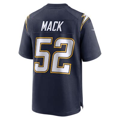 Khalil Mack Los Angeles Chargers Mens Nike Nfl Game Jersey
