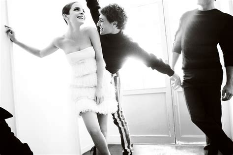Emma Watson By Mario Testino For Vogue Uk