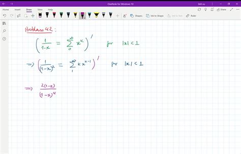 Solveddifferentiating And Integrating Power Series Find The Power