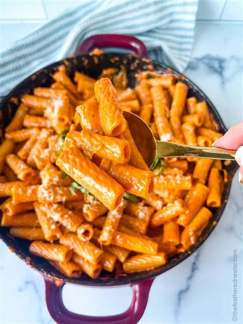 Carbone Spicy Rigatoni Easy Copycat Recipe The Feathered Nester