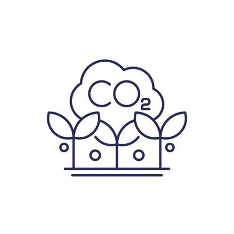 Carbon Credit Icon Concept Royalty Free Vector Image