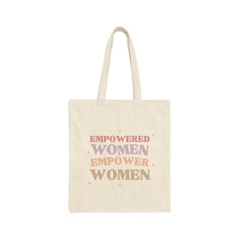 empowered women cotton canvas tote bag programmer t coder t software engineer swag women