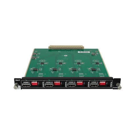 Zenty Modular Matrix 4k 60hz Hdmi Output Card With 4 Ports