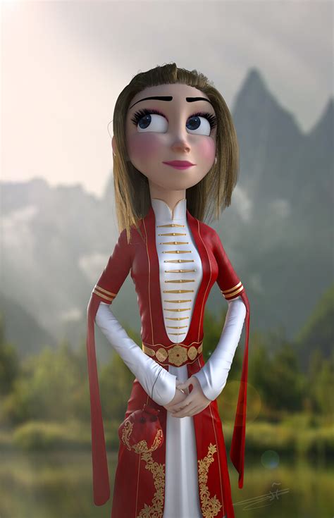 Circassian Princess Zbrushcentral