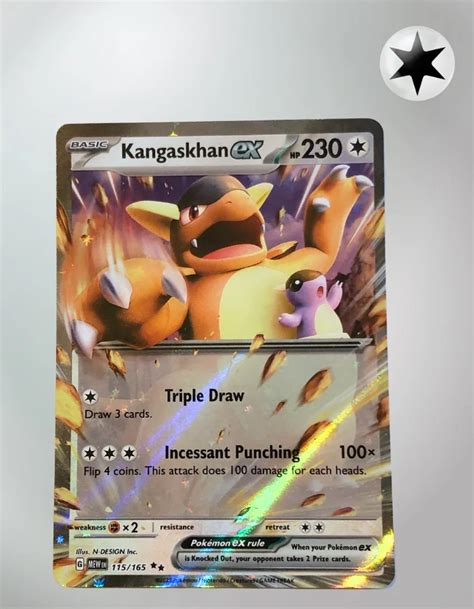 Kangaskhan Ex Pokémon 151 115165 Tcg Coleccionistas