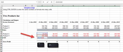 Enter Formula Into Many Cells At The Same Time • Online Excel Za